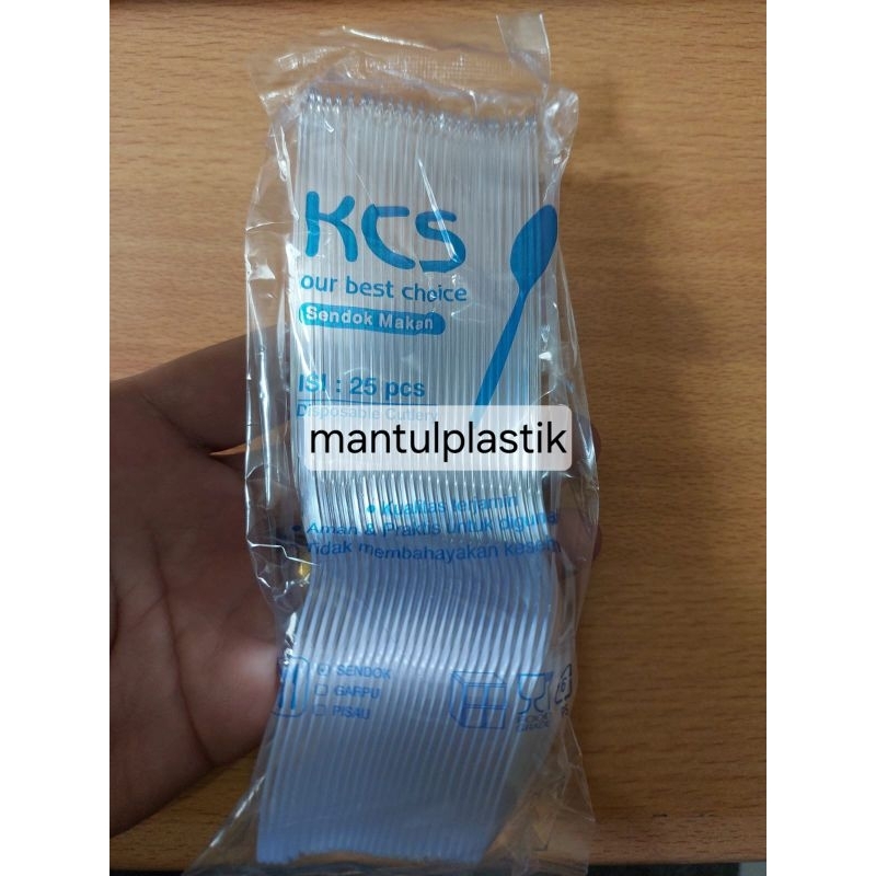 (1 PACK) Clear Long Tablespoons Kcs Clear Plastic Tablespoons, 25 pcs ...