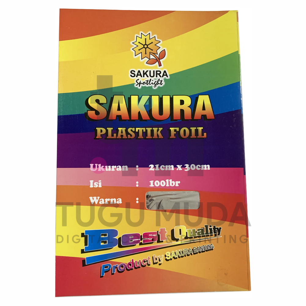 Sakura Plastic Foil Laminating Book Binding Thesis HARD COVER (SILVER ...