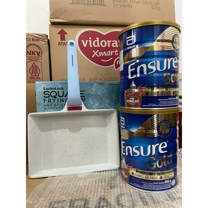 Ensure GOLD Chocolate Flavor Buy 2 Free square pan (teflon anti-Stick ...