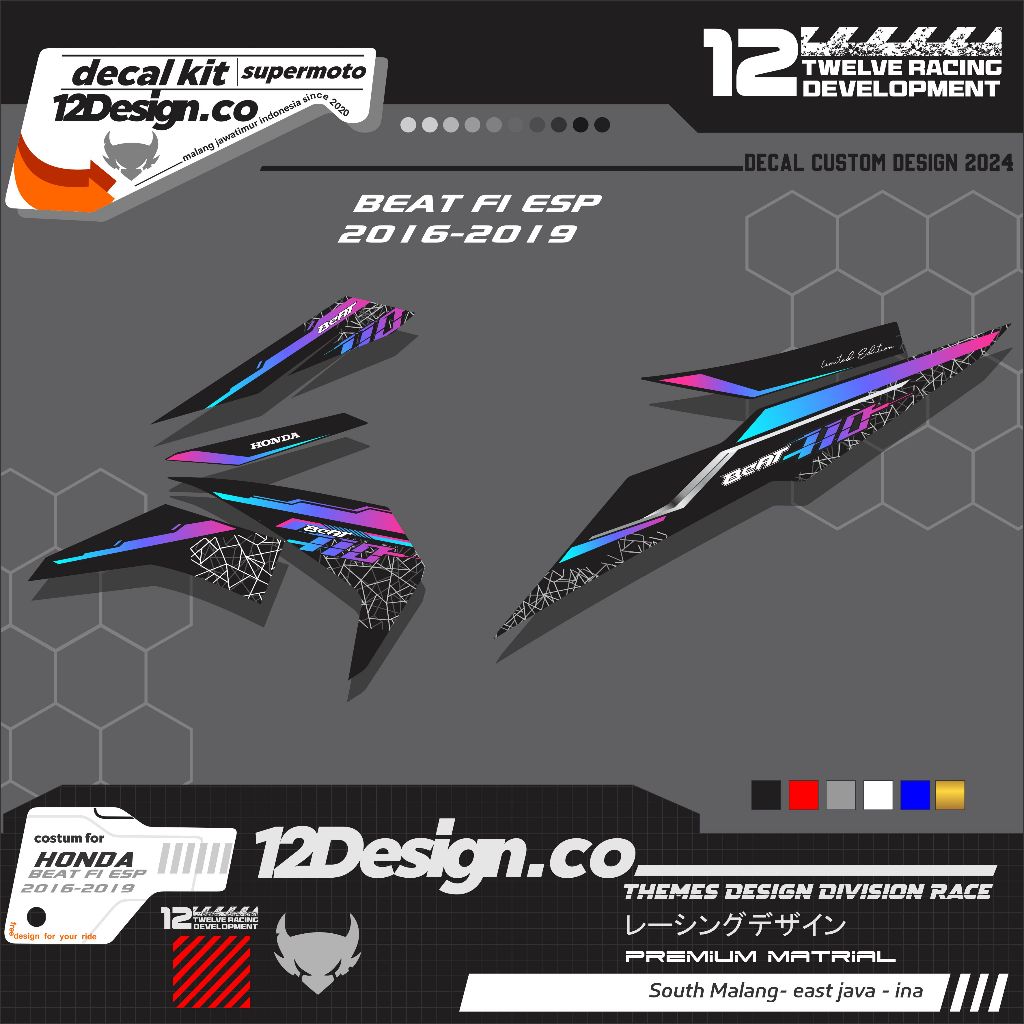 Honda striping BEAT street/esp 2016-2019 | Shopee Philippines