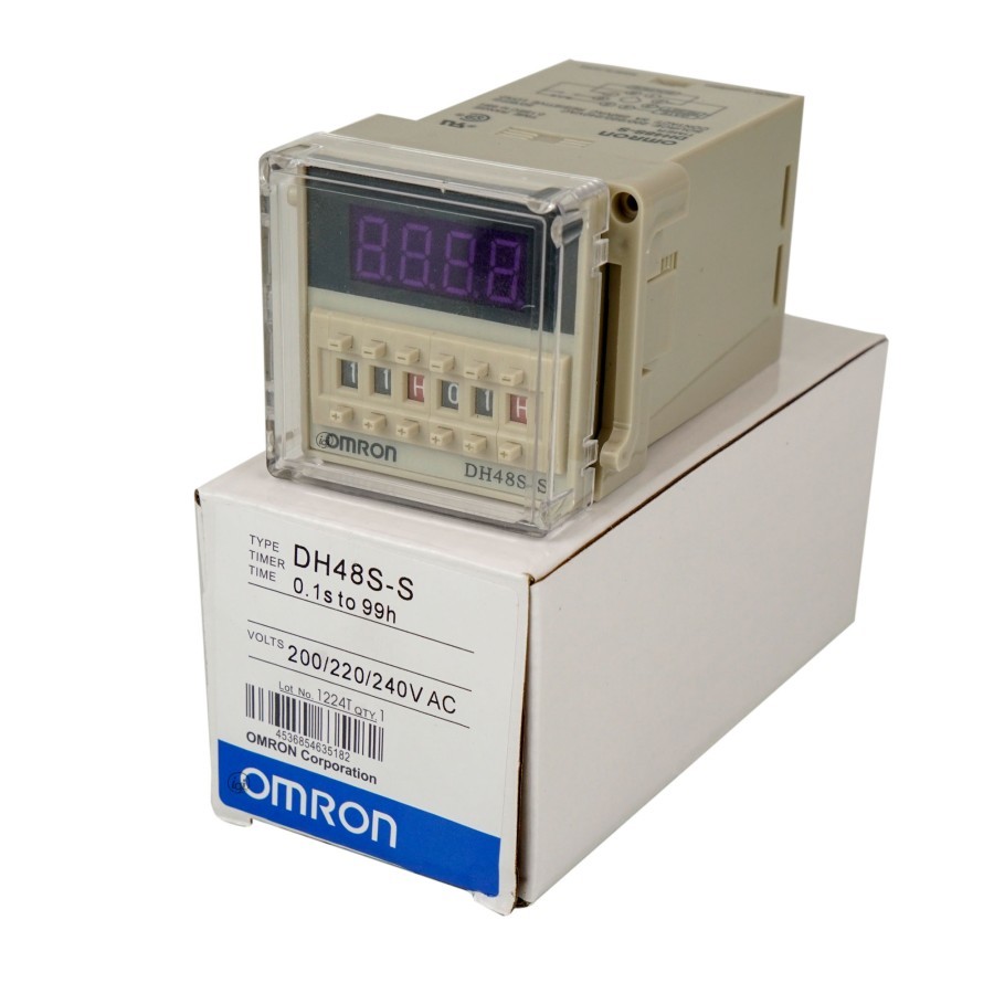 Led DIGITAL DELAY TIMER DH48S OMRON TIME RELAY TWIN COUNTRY DH48S-S ...