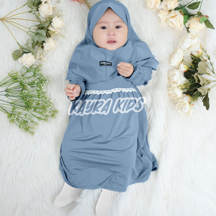 Newborn Baby Gamis 0-3 years Girls Clothes Baby Gamis 0 6 months Baby ...