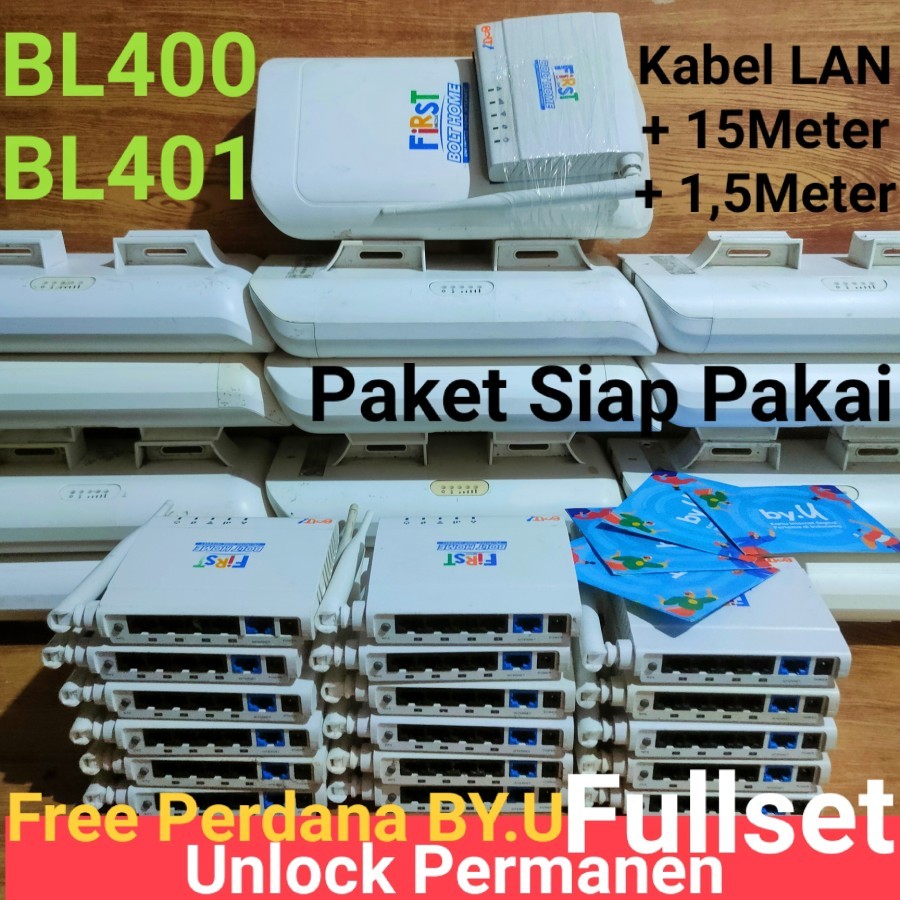 Bolt Titan BL400 & BL401 Unlock 4G LTE Modem Full Set Indoor Outdoor ...
