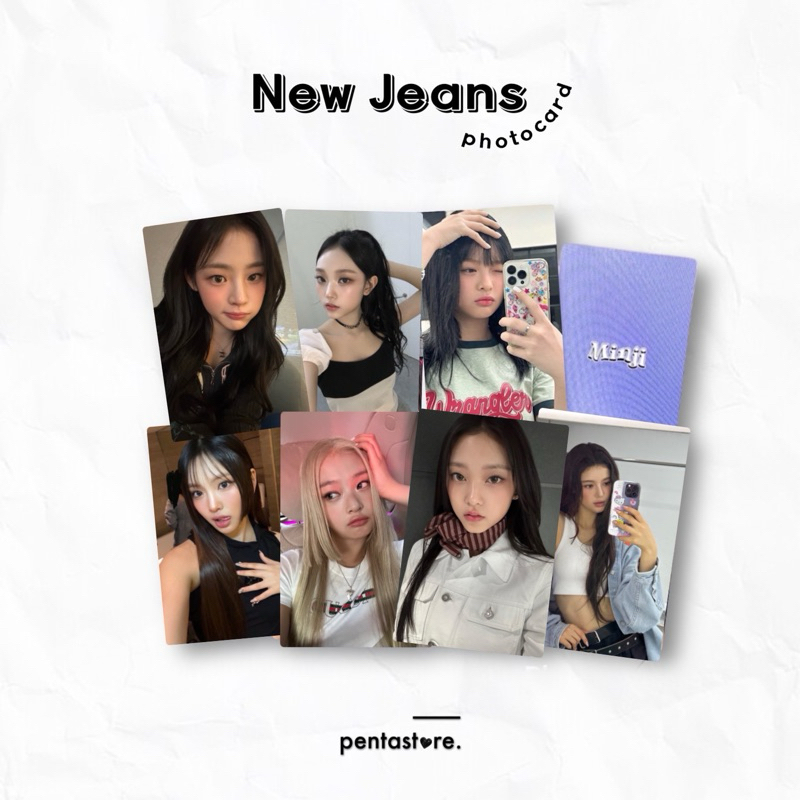 Newjeans Photocard New Jeans Minji Hanni Danielle Haerin Hyein | Shopee Philippines