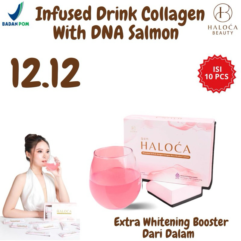 [ HALOCA BEAUTY ] Collagen Drink infusion contains 10 sachets | Shopee ...