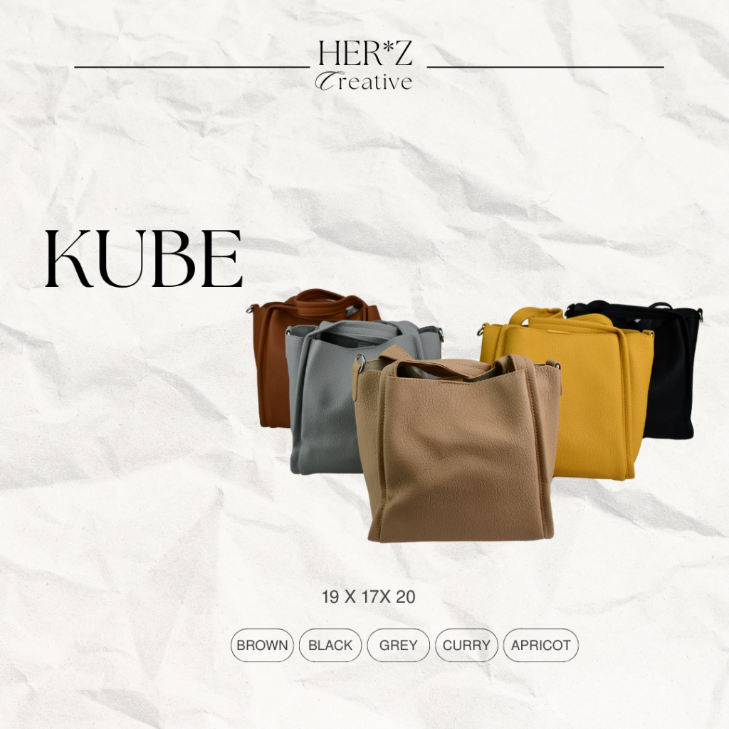 Herz-kube Korean fashion new soft leather pebbled handbag crossbody bag 9922 | Shopee Philippines