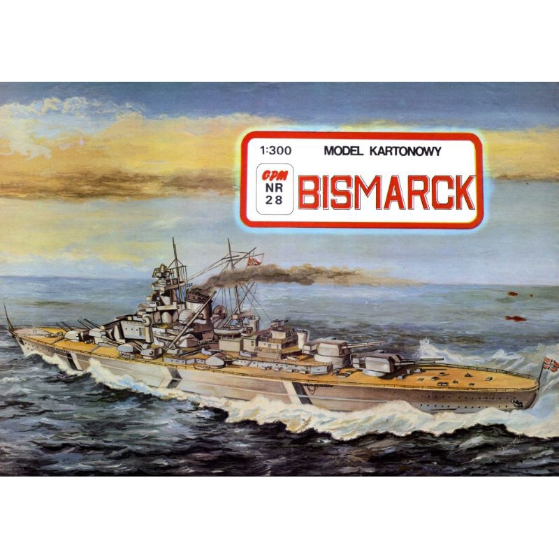 1:300 scale busmark battleship papercraft pattern sheet (SM-A3 ...