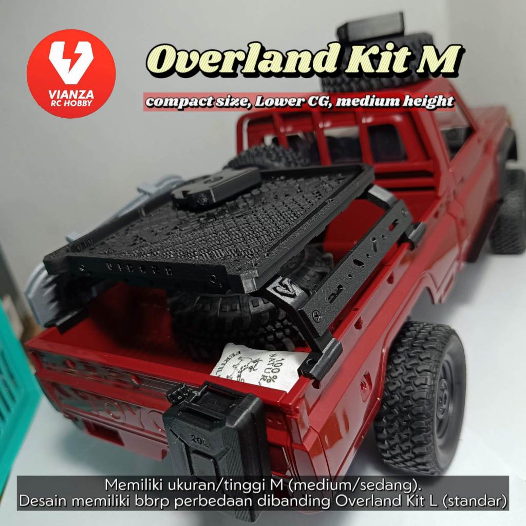 Vianza Overland Kit M - MEDIUM for RC MN82 LC79 scale 1/12 MN82 RC Car ...