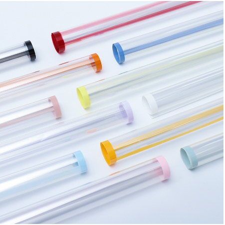 [20 Sheets] Transparent Flower Bouquet Paper OPP Color List Flower ...
