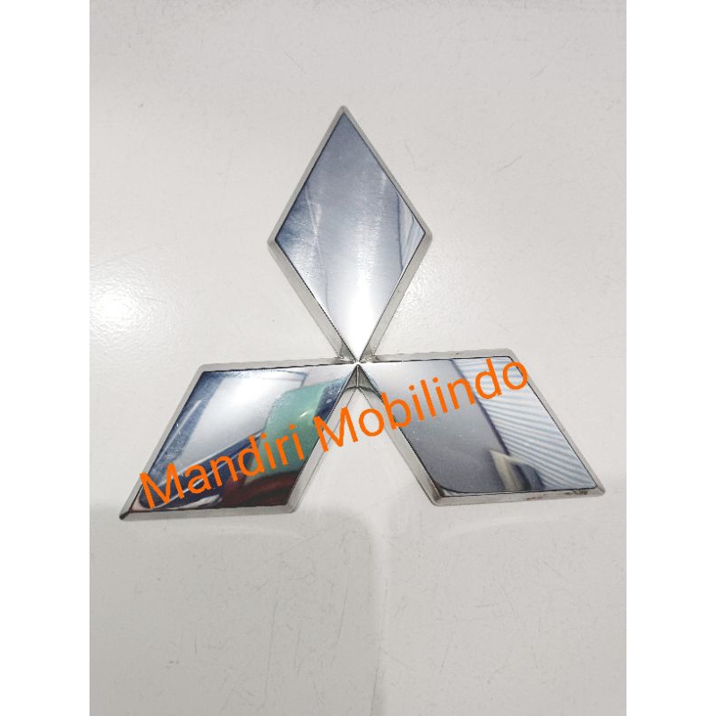 MITSUBISHI Car Emblem/Mitsu Chrome Three Diamond LOGO (ORI) | Shopee ...