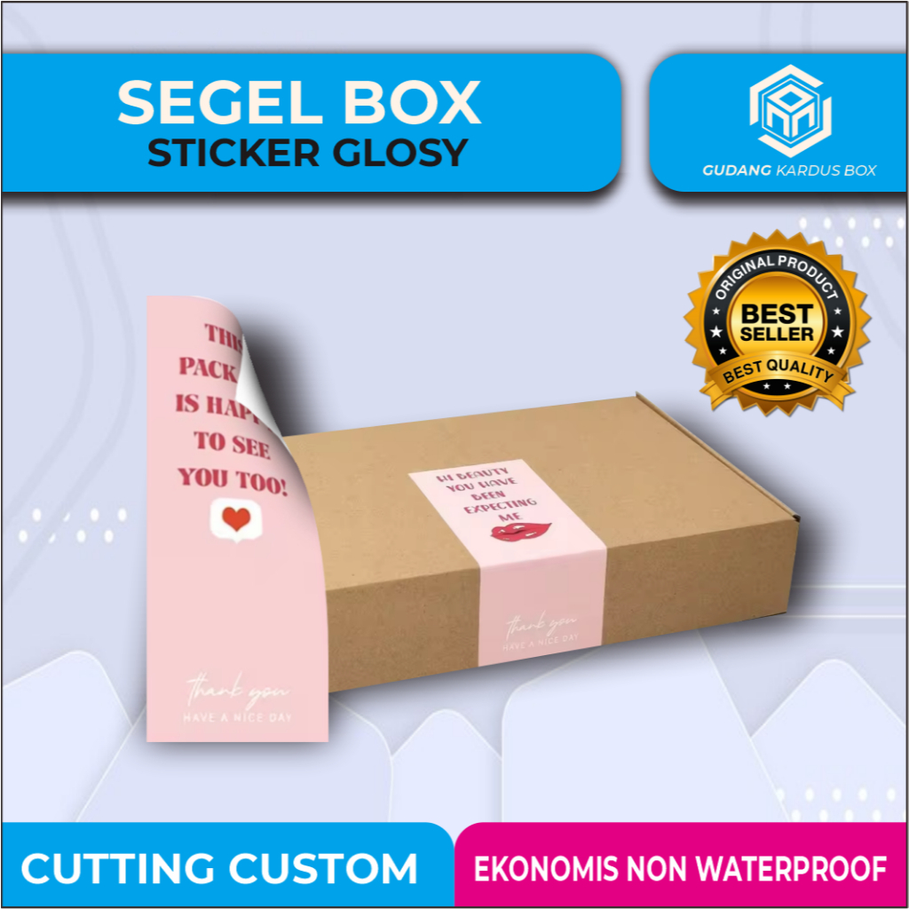 Custom Sticker Seal Box Packaging - Sticker/labelbox/Printcustom ...