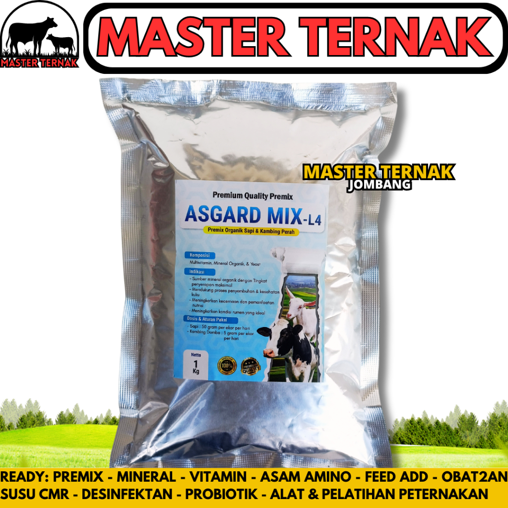 ASGARD MIX 1 KG - Dairy Beef Premix - Dairy Goat Premix - Organic ...