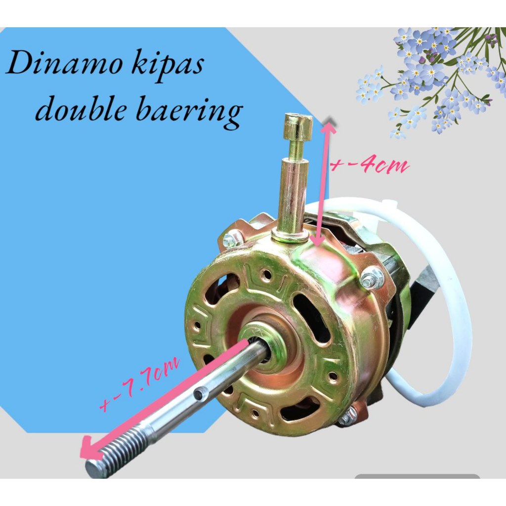 Miyako DOUBLE BALL BEARING FAN DYNAMO / MIYAKO 16 INCH FAN MOTOR ...