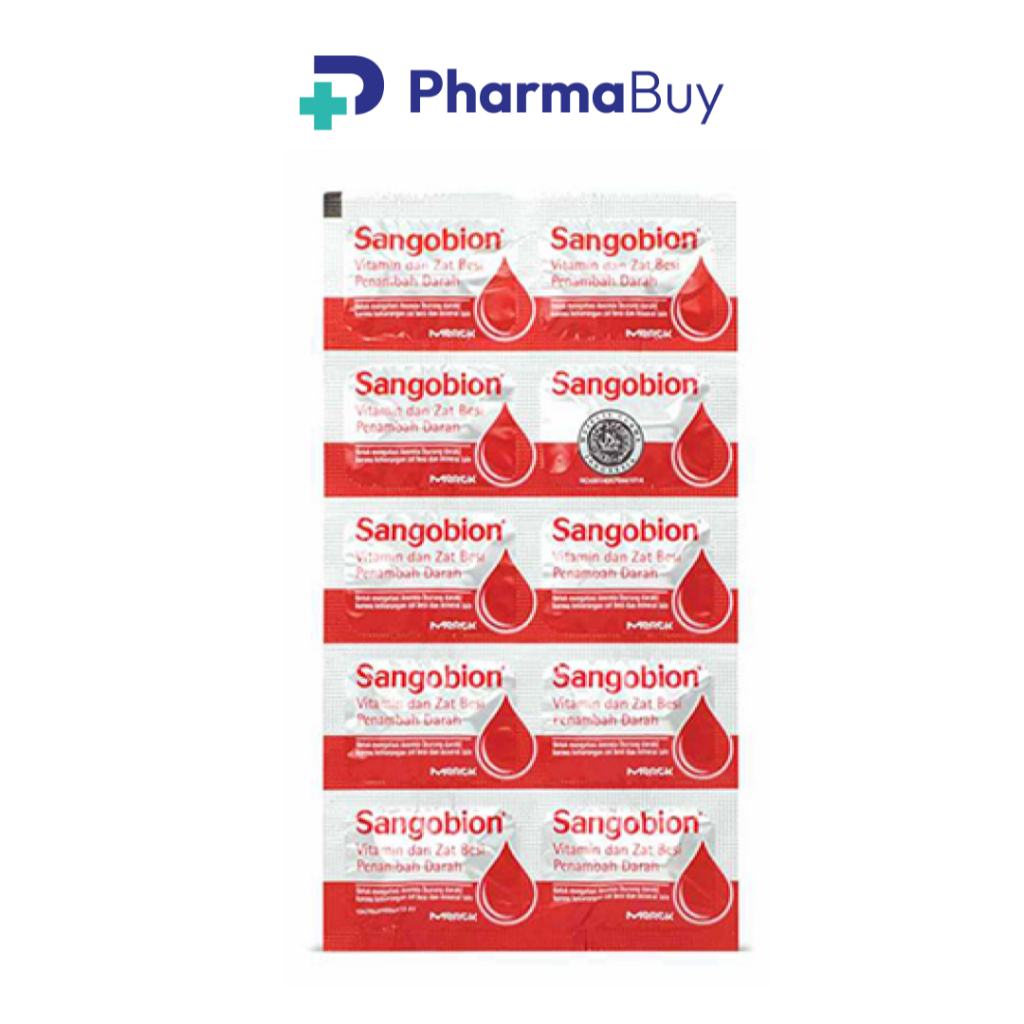 Sangobion Blood & Iron Booster 10 Capsules per Strip | Shopee Philippines