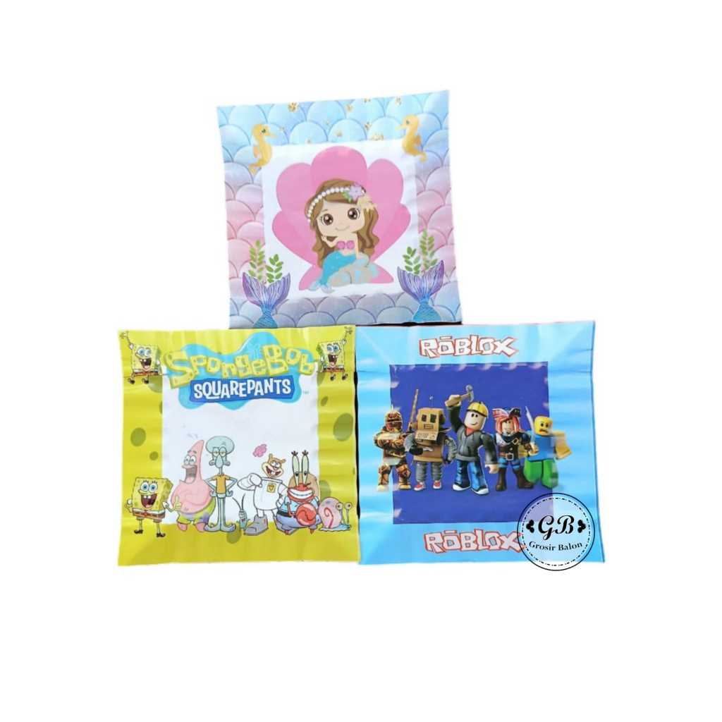 Pororo THEME BIRTHDAY CAKE PLATE/ROBLOX SQUARE SHAPED RING / MERMAID ...