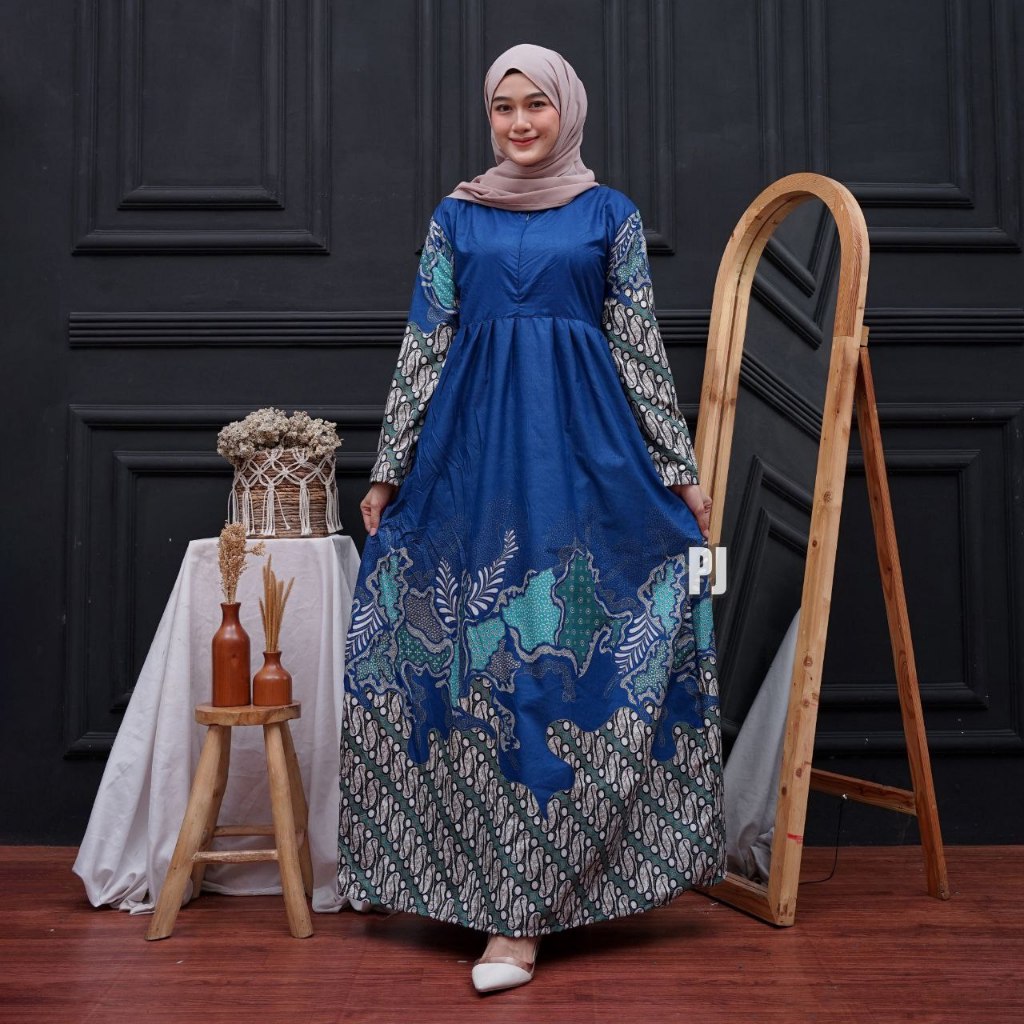 KATUN SRIWEDARI MAXI BUMIL/BUSUI COTTON BATIK GAMIS SIZE M,L,XL,XXL ...