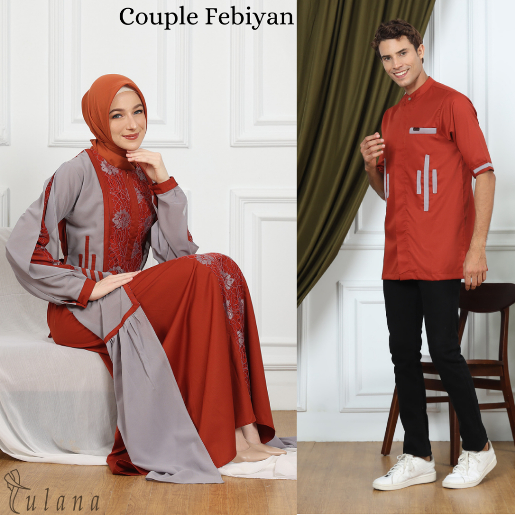 FEBIYAN GAMIS by LULANA // GAMIS ONLY//KOKO FEBIYAN COUPLE GAMIS (Pre ...