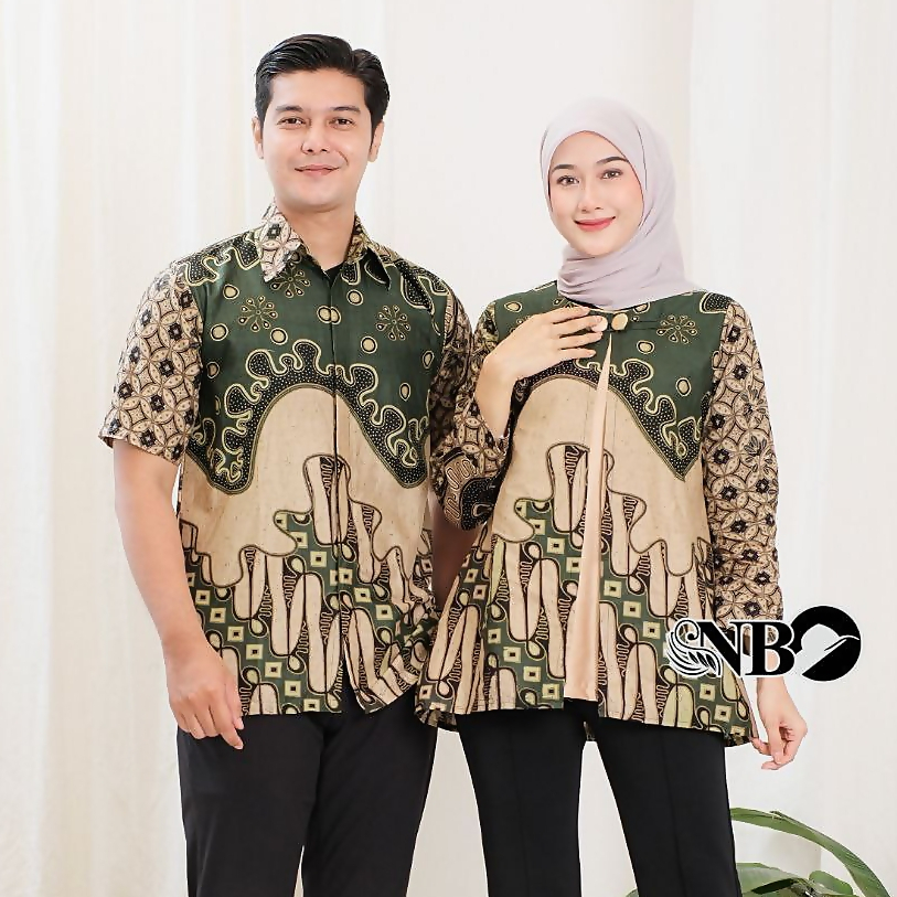 Modern Couple Batik Modern Women's Batik Shirt Women's Work Batik Tops ...