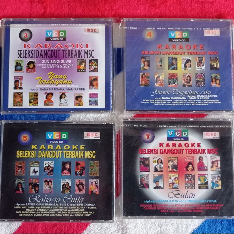 Vcd ORIGINAL 4 Best DANGDUT Selection ALBUM MSC (Package) Mika Version) | Shopee Philippines