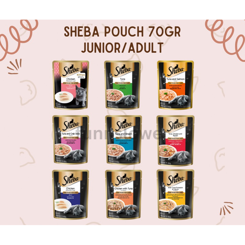 Sheba Pouch Kitten/Adult Wet Cat Food 70g | Shopee Philippines