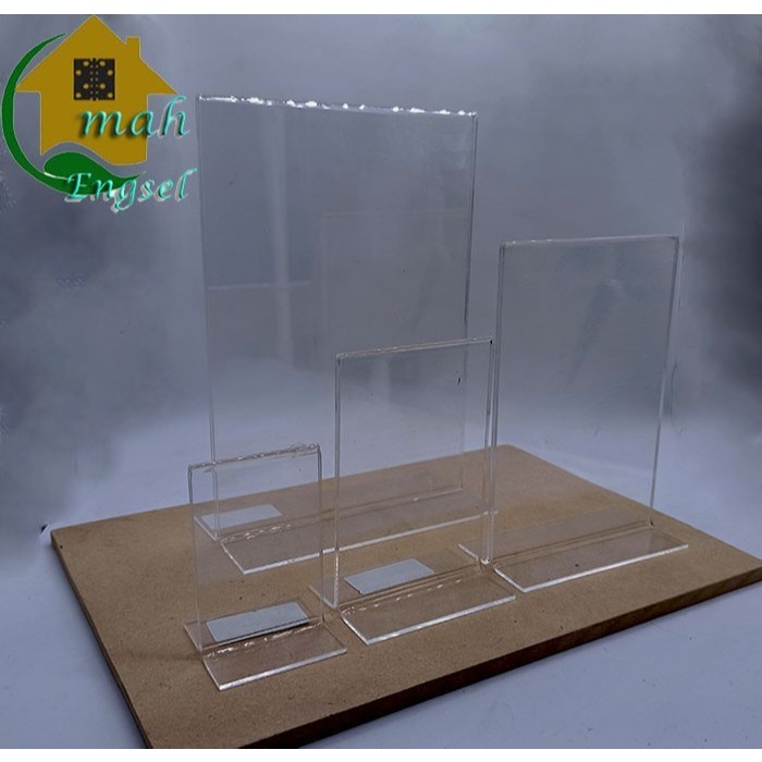 Acrylic tent holder A7 to A10 Brochure number holder Acrylic Card ...