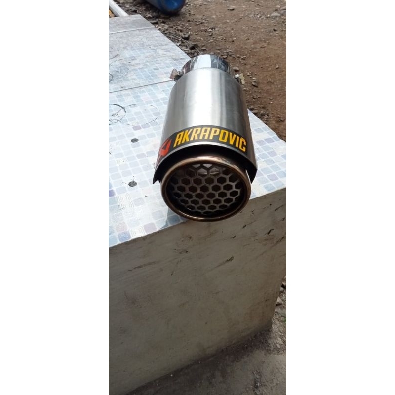 Akrapovic Car Variation Exhaust Tip Full Stainless Net Baud Stay System ...
