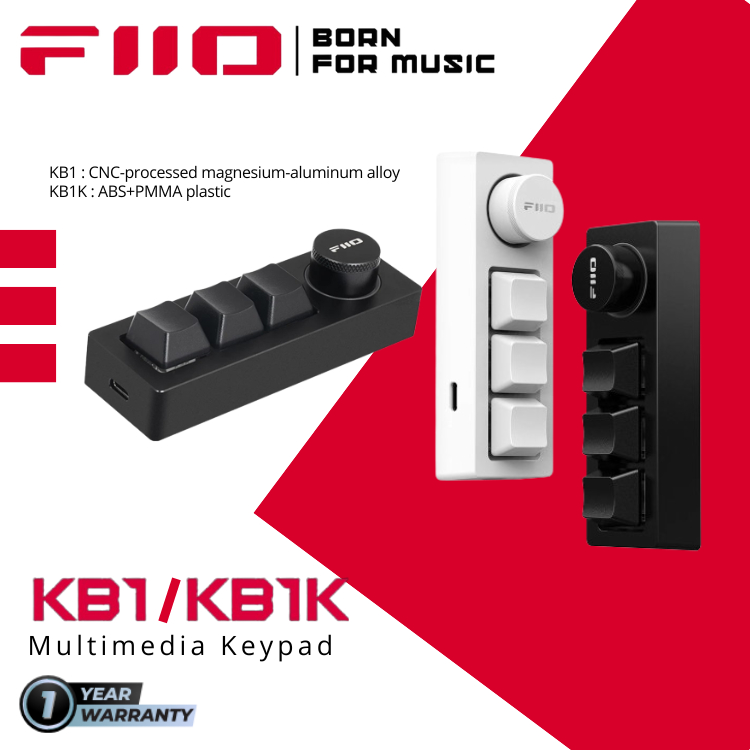 FiiO KB1 / KB1K Mechanical Music Remote Keyboard | Shopee Philippines