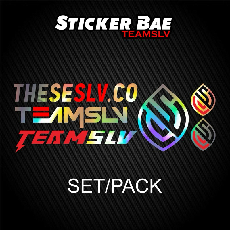Teamslv sticker pack motorbike sticker set teamslv logo according to ...
