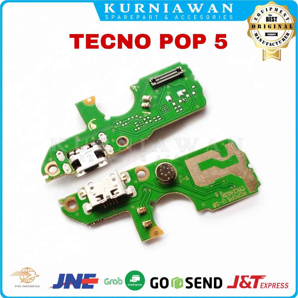 Tecno Pop Charger Connector 5 Pcb Board Usb Con Cas Mic Board | Shopee ...