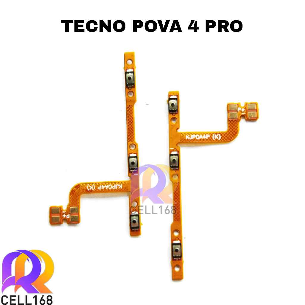 TOMBOL Flexible ON OFF TECNO POVA 4 PRO FLEXIBLE VOLUME POWER Button ...
