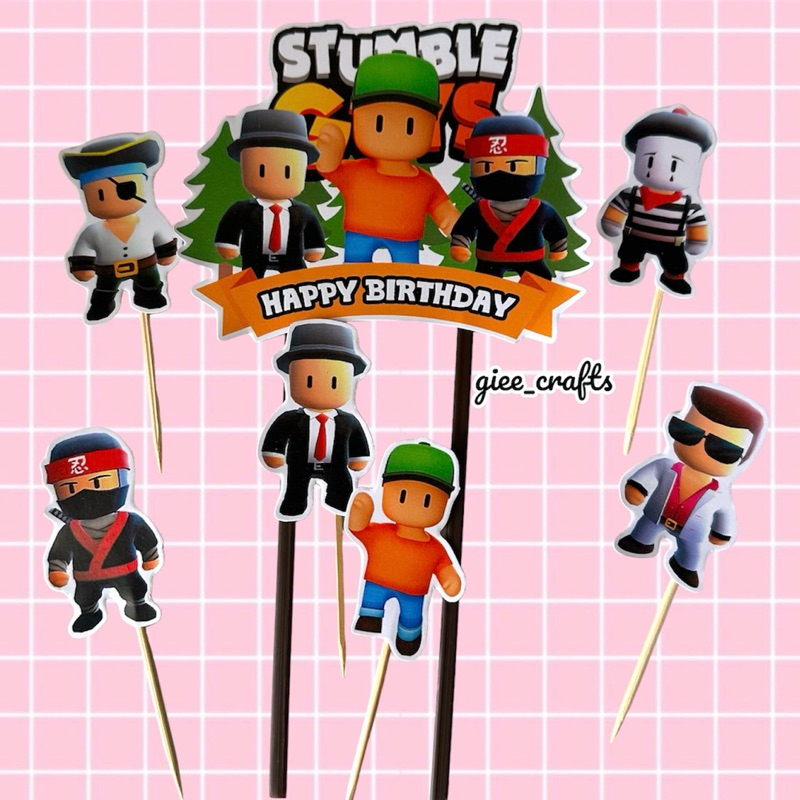 Stumble GUYS Cake Topper / STUMBLE GUYS Cake Topper / STUMBLE GUYS Cake ...
