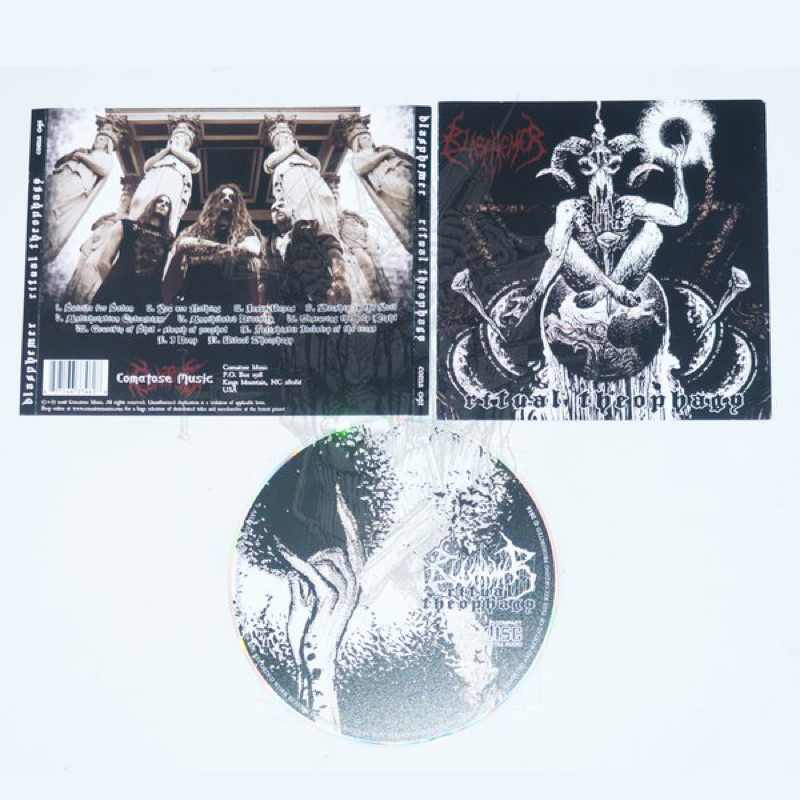 Blasphemer ritual theophagy - CD IMPORT ORIGINAL released By Comatose ...