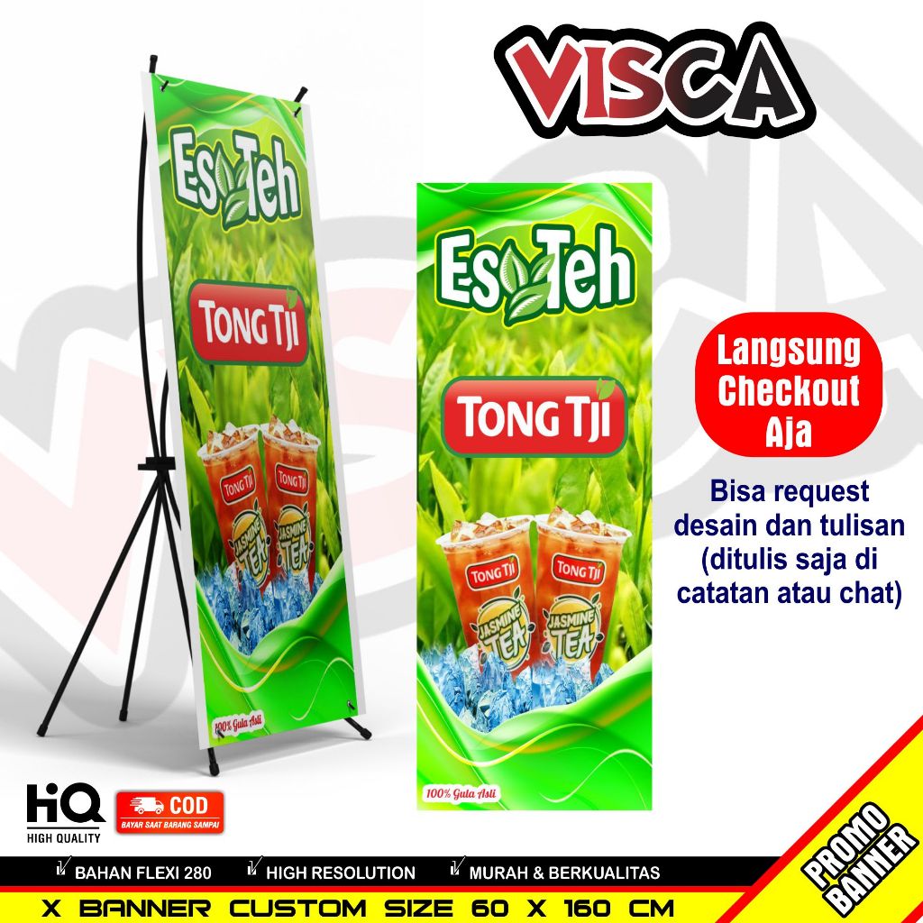 Tongji Tea Design Banner/Banner (Can Be Custom) | Shopee Philippines