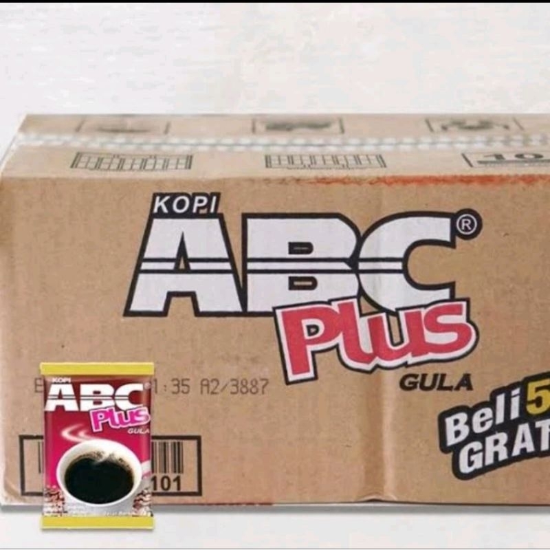 Abc Coffee Plus Sugar (1 Box Contains 12 Sheets) | Shopee Philippines