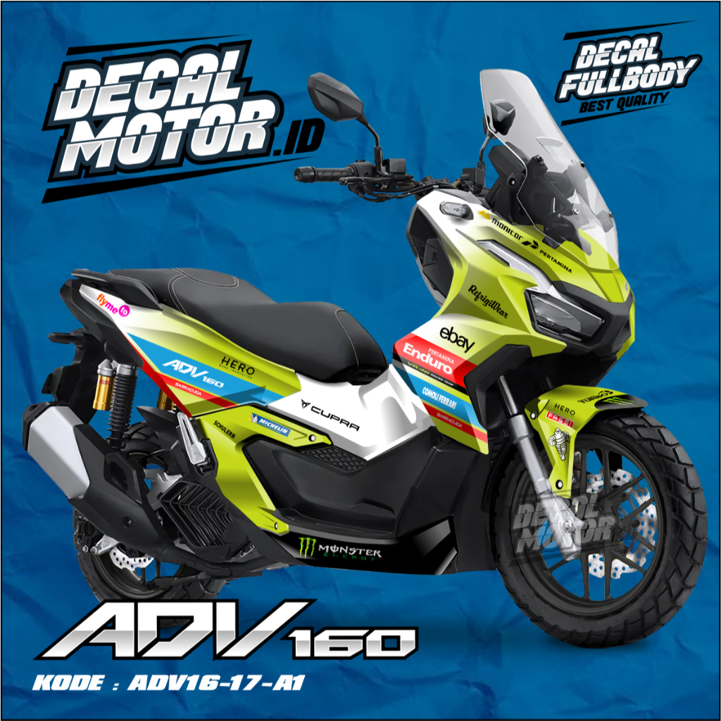 Adv 160 Fullbody Decal Sticker - Honda ADV 160 Decal Sticker Light RC Variation - ADV160 Code ...