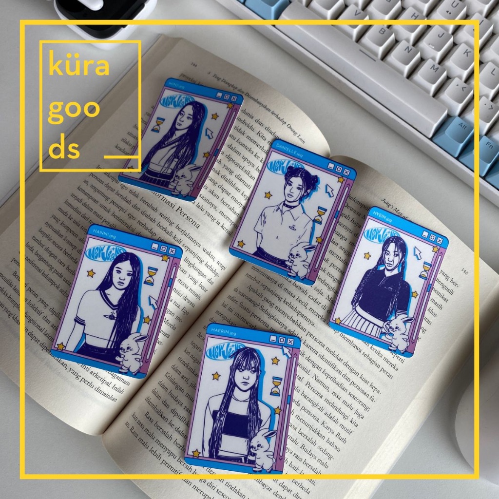 Newjeans Y2K Sticker | Aesthetic KPop New Jeans Minji Danielle Hyein ...