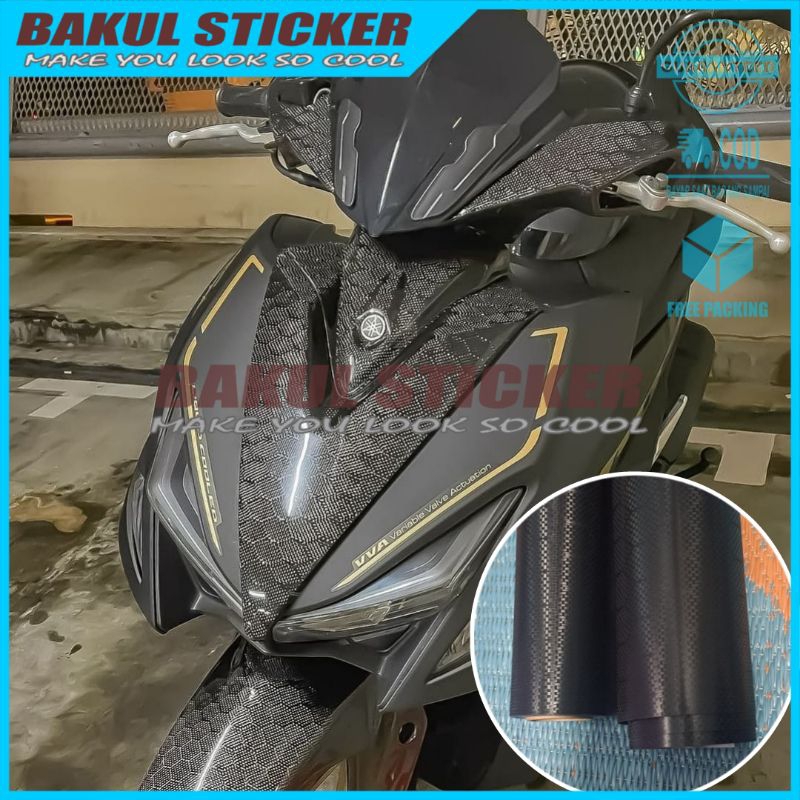 Scotlite Carbon Hexagonal Sticker Carbon Motorcycle Scotlite Sticker ...