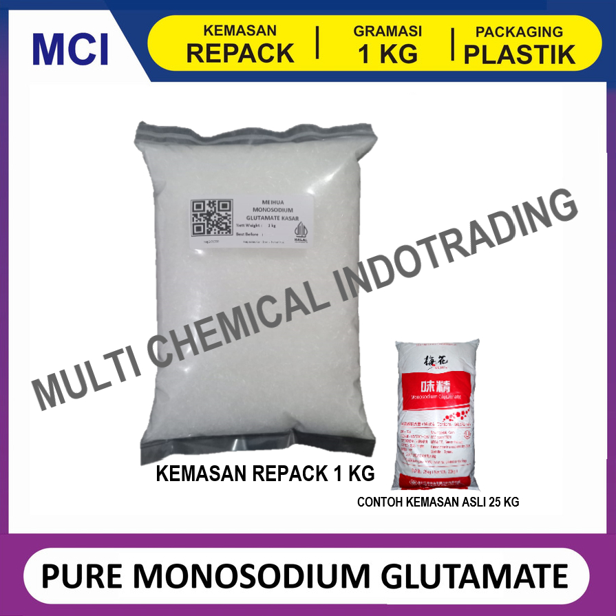 PURE MONOSODIUM GLUTAMATE / MSG / PECIN / MICIN / PURE VETSIN || 1kg ...