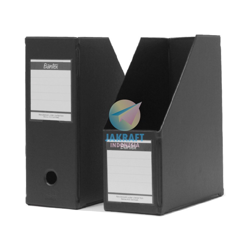 1 Unit Magazine Box File Extra Jumbo BANTEX 421 1 Color Black FC 12cm ...