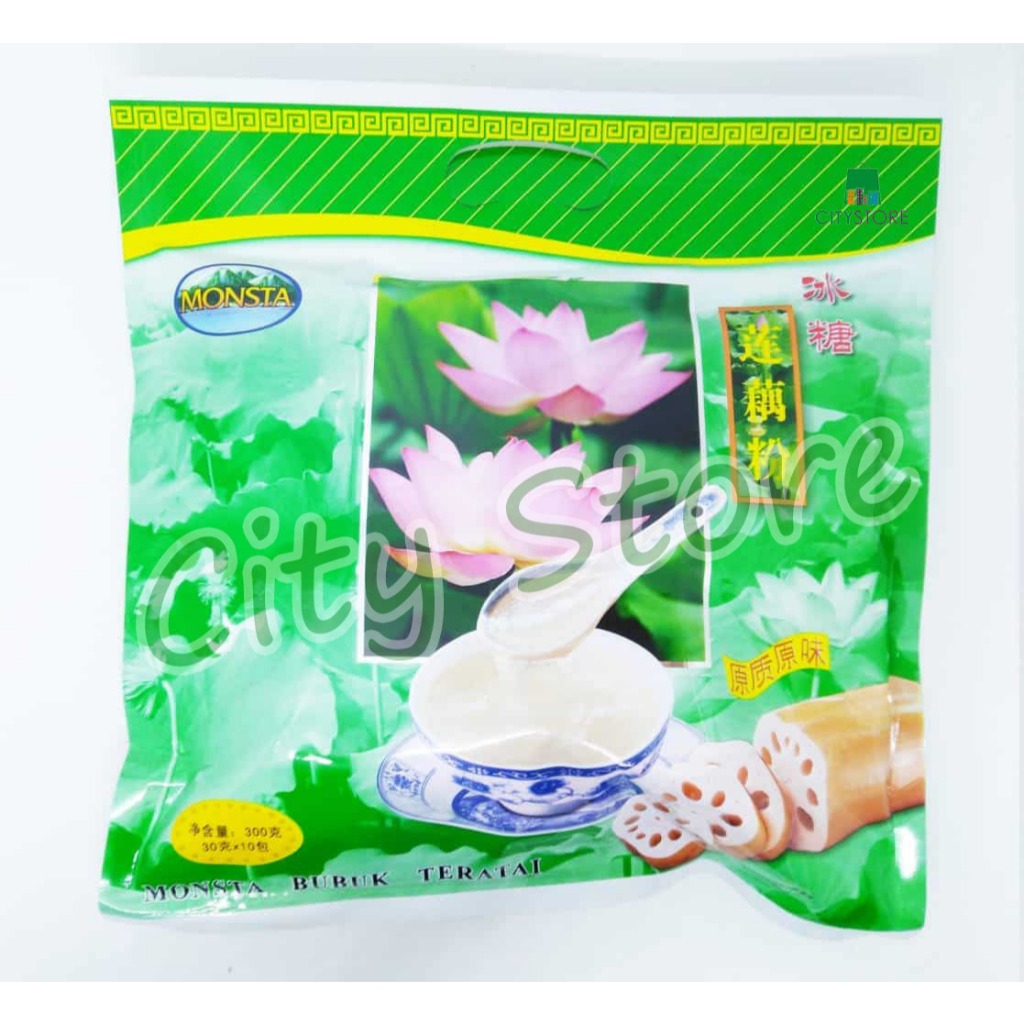 Halal Monsta Drinks Instant Lotus Root Flour Powder - Monsta Lotus ...