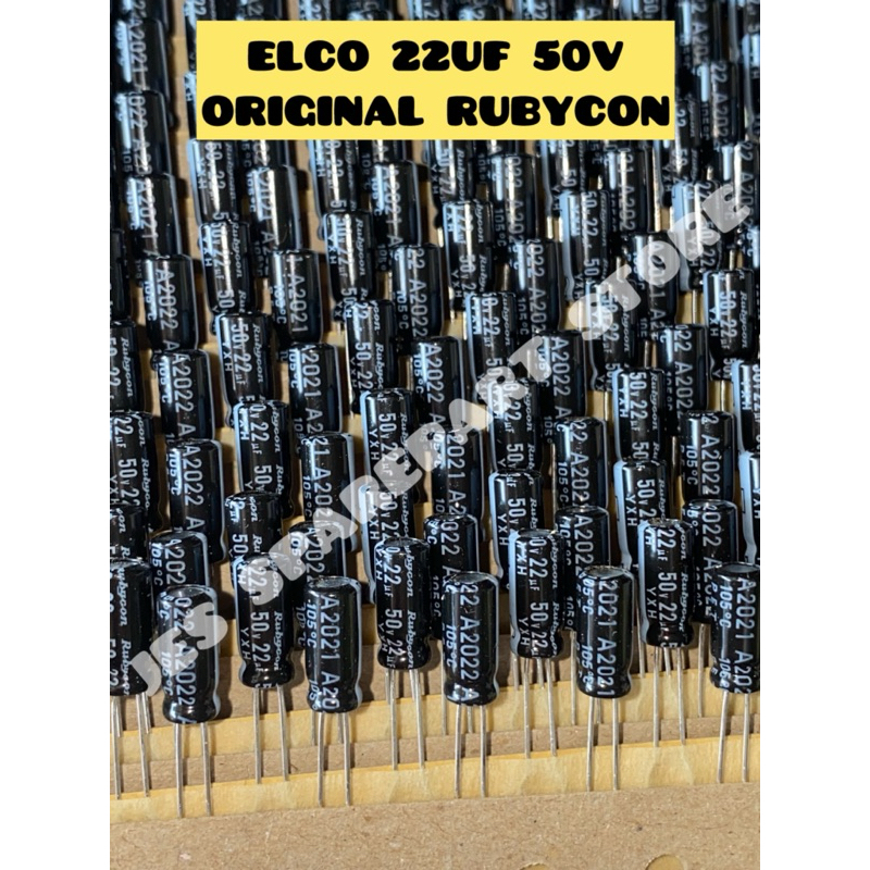 Elco 22UF 50V ORIGINAL | Shopee Philippines