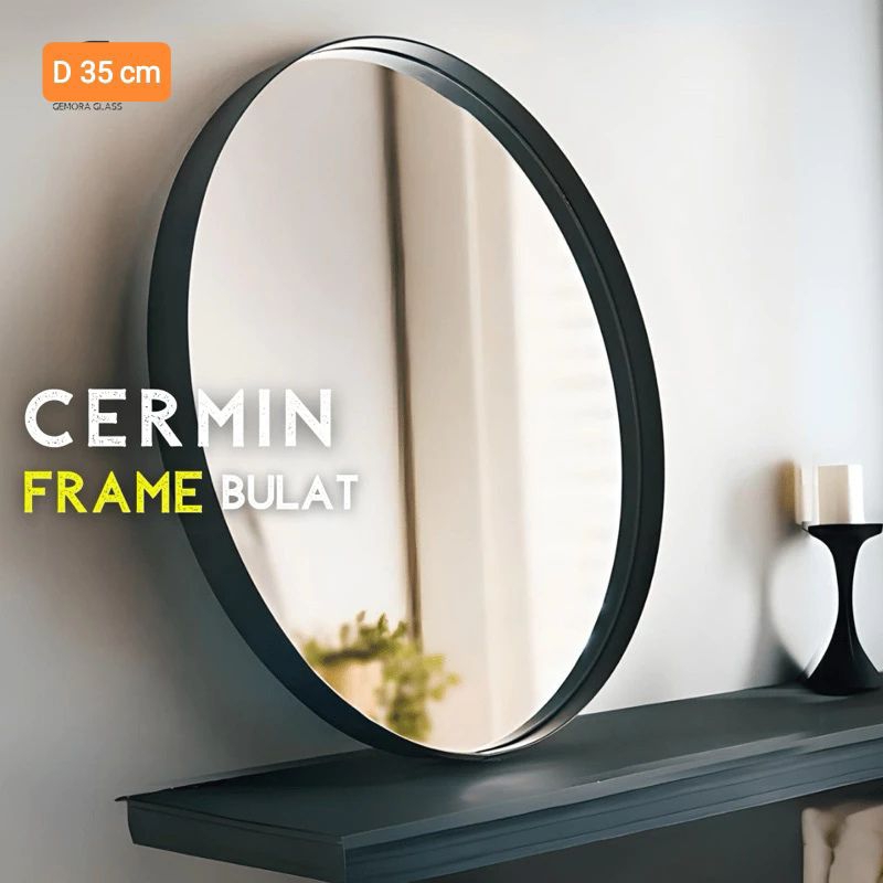 Aesthetic Round Mirror / hanging mirror / wall mirror / dressing mirror ...