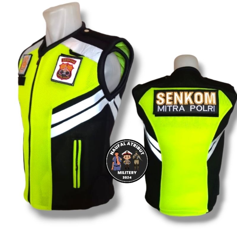 Free NAME-ROMPI SENKOM | Polri MITRA SENKOM VEST NET | Shopee Philippines