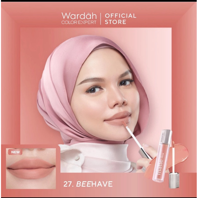 Wardah MATTE LIP CREAM 27 (BEEHAVE) | Shopee Philippines