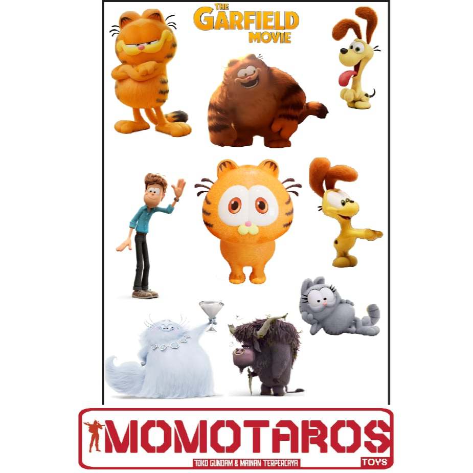 The Garfield Movie transparent waterproof Sticker 1 pc | Shopee Philippines