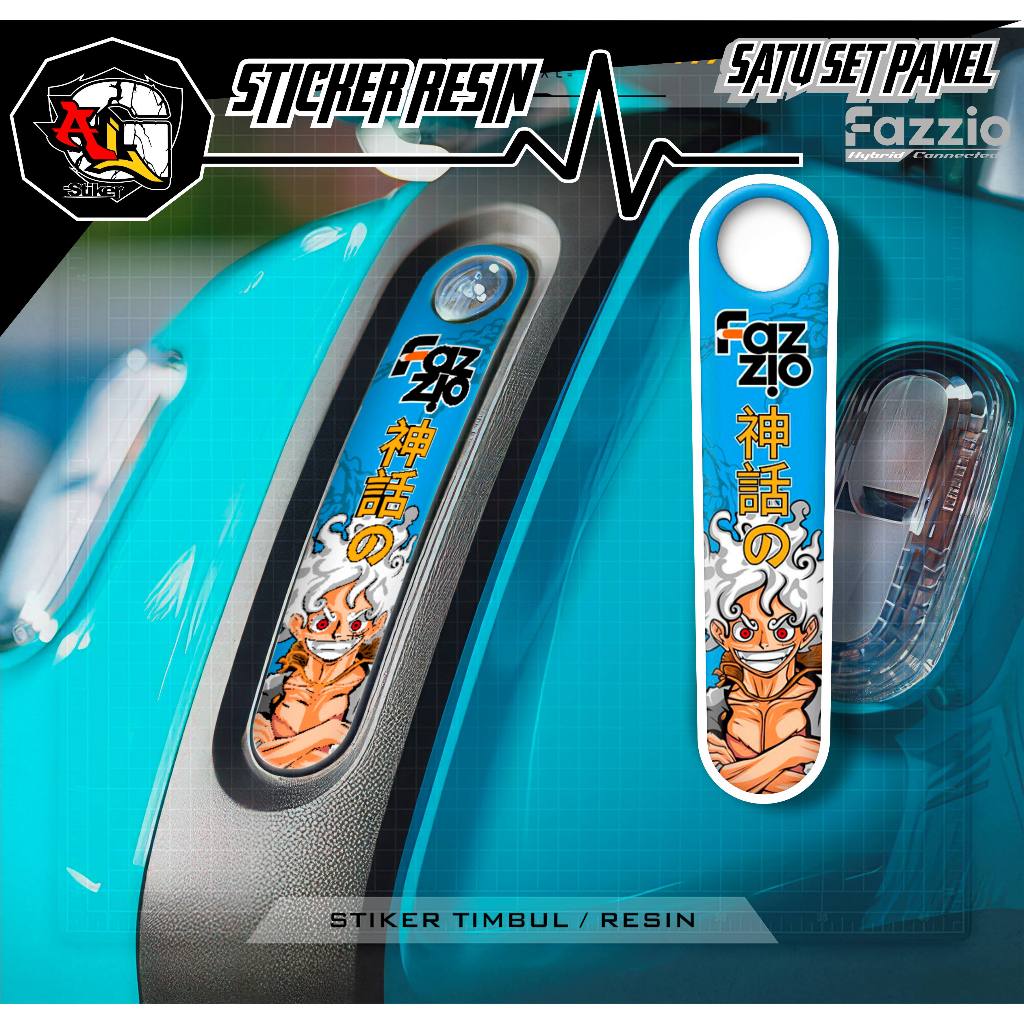 FAZZIO PANEL STICKER/RESIN embossed STICKER/PANEL.4/FZIO FRONT PANEL ...