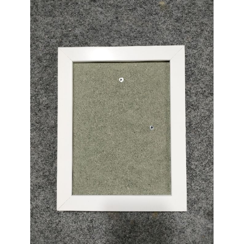 PUTIH KAYU Minimalist Doff White Wooden Photo Frame / Frame - 2025 PM ...