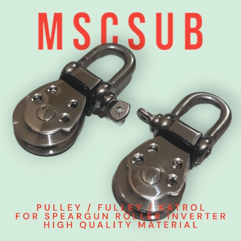 PULLEY / FULLEY / PULLEY / KARTROL FOR SPEARGUN ROLLER INVERTER ETC ...