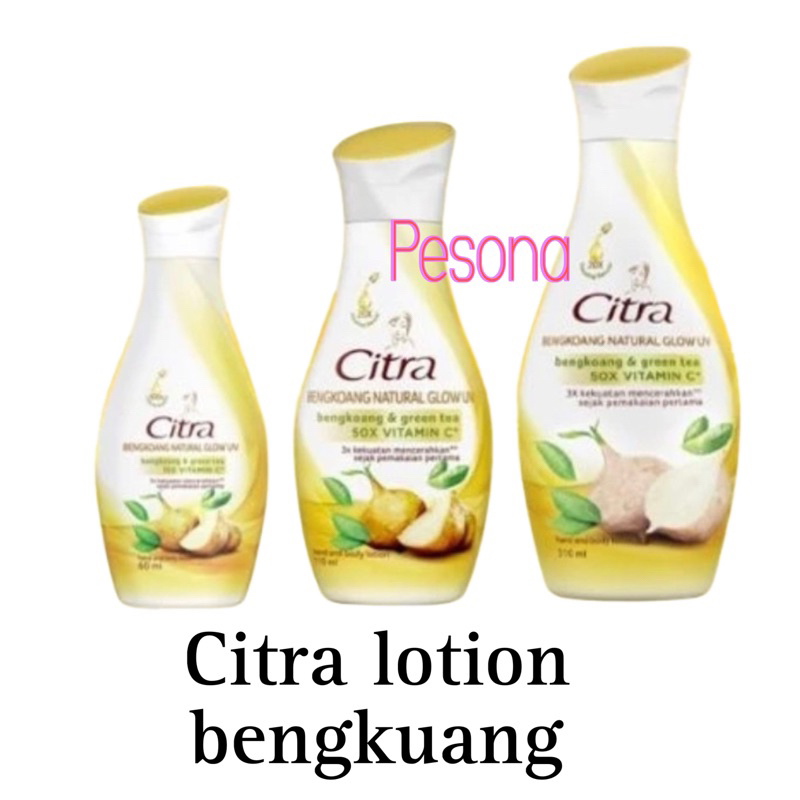 CITRA Natural Glow Jicama Lotion 60ml/110ml/210ml | Shopee Philippines