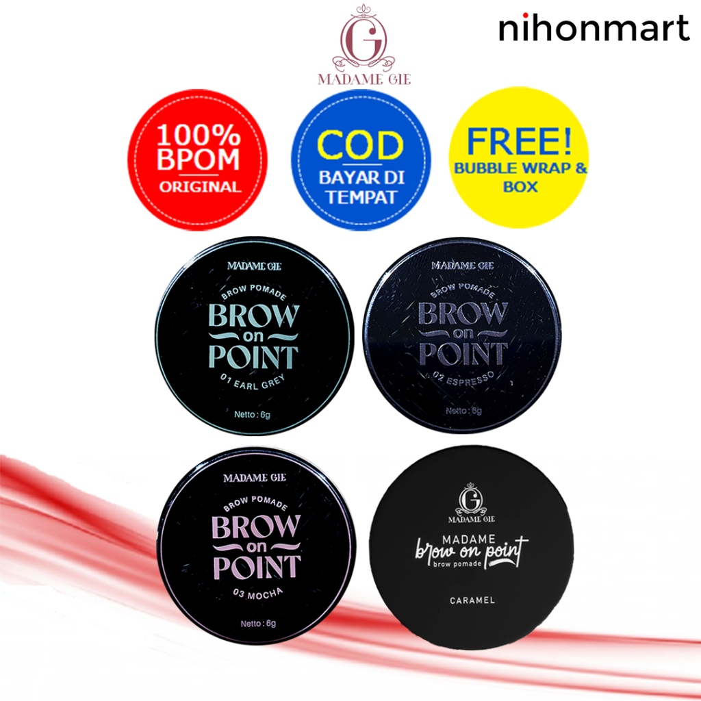 Madame Gie Brow On Point Brow Pomade 6g | Shopee Philippines